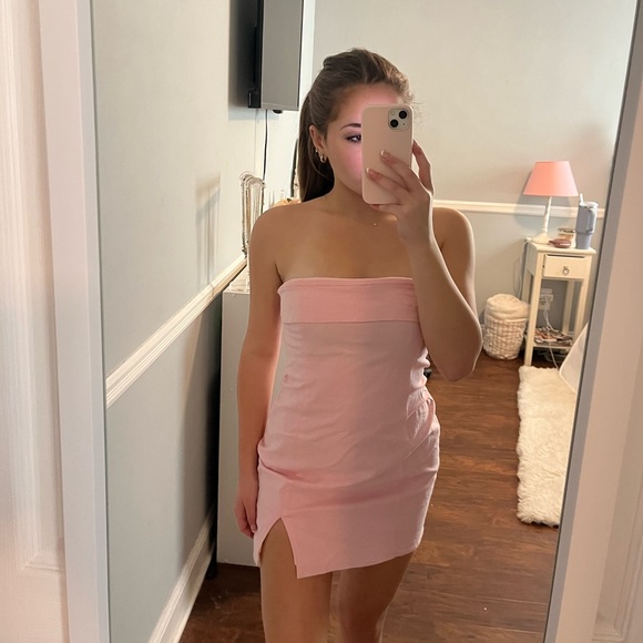 Dresses | Island Gypsy Strapless Pink Dress | Poshmark